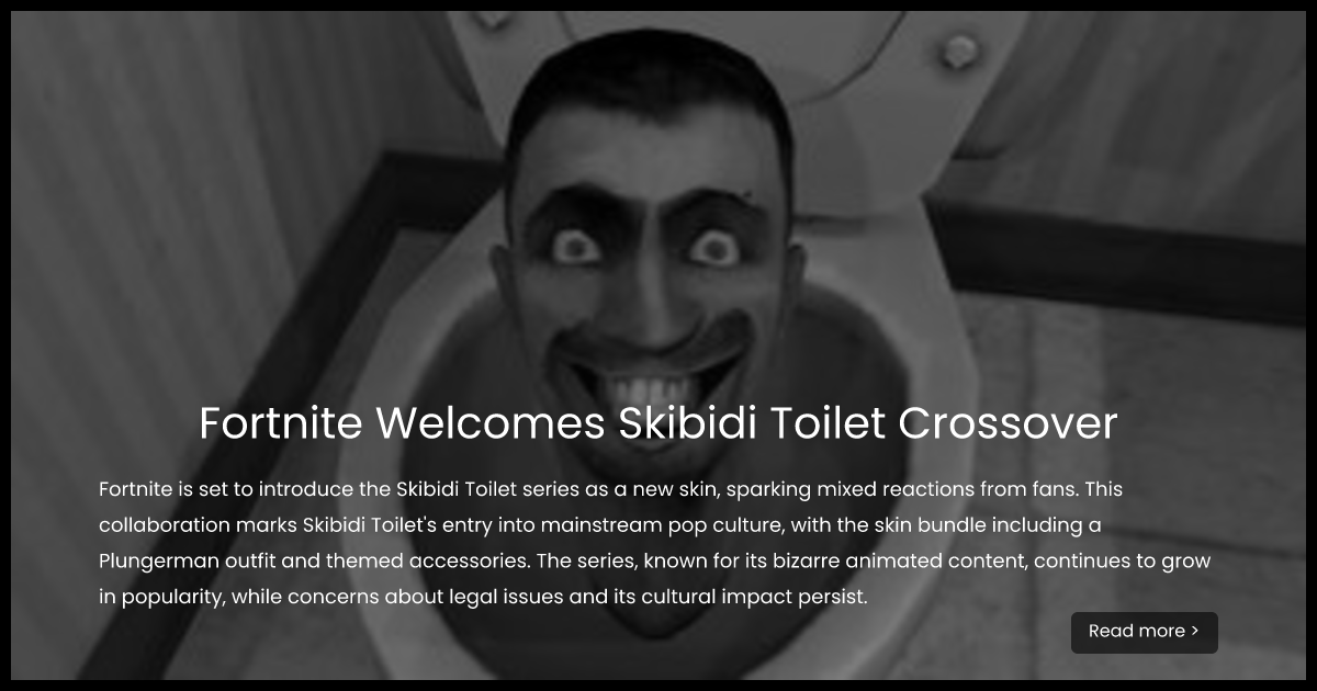 Fortnite Welcomes Skibidi Toilet Crossover | Trendy.so